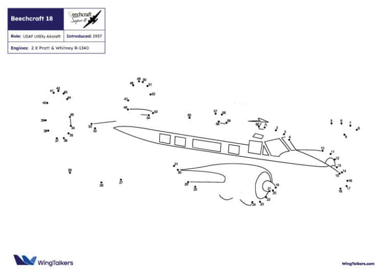 Aircraft Dot to Dot Printables : Inspire our Kids | Wingtalkers
